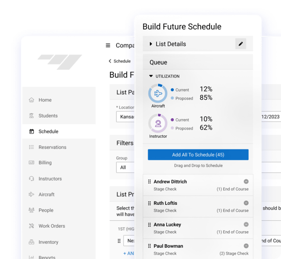 Scheduling & Training